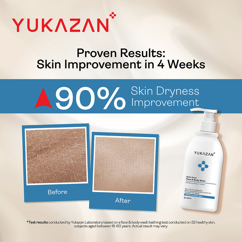 Yukazan Derma Hydra Boost Face & Body Wash (500ml) – Yukazan Official Store